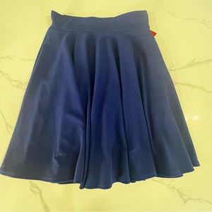 Urban Coco | Skirts | Nwt Urban Coco Roayl Blue Aline Skirt Size Small ...